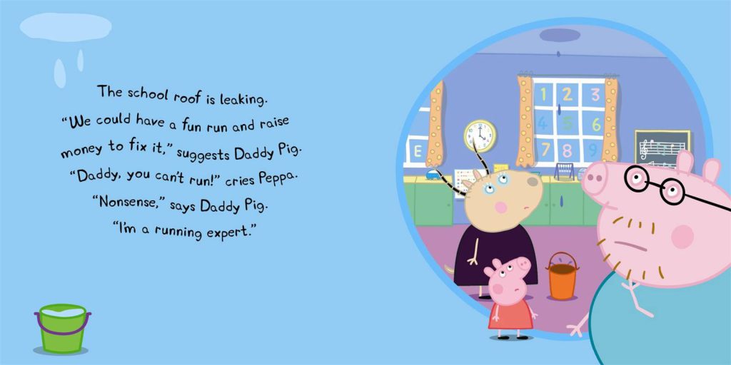 Peppa Pig – Daddy pig’s fun run – englishwooks