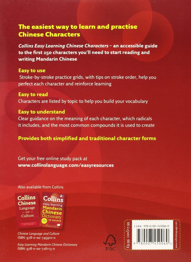 Collins Easy Learning Chinese Characters – englishwooks