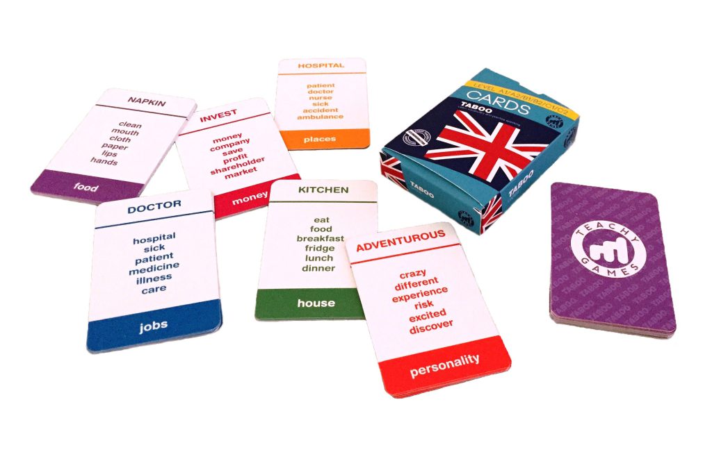 CARDS- Taboo Level A1/A2/B1/B2/C1/C2 – englishwooks
